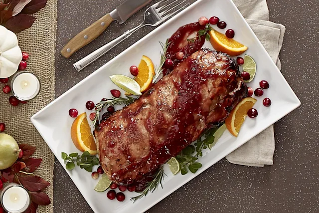 Ocean Spray Recipes - Holiday Glazed Pork Roast