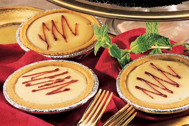 Ocean Spray Recipes - Cranberry Cheesecake Tarts